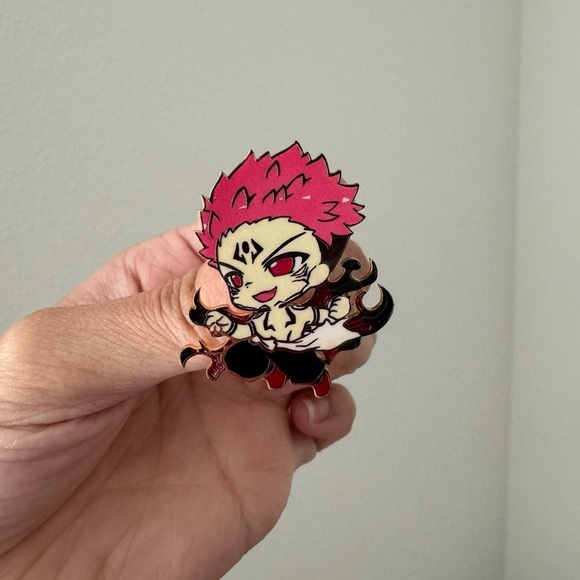 Manga | Jewelry | Sukuna Jujutsu Kaisen Enamel Pin New | Poshmark